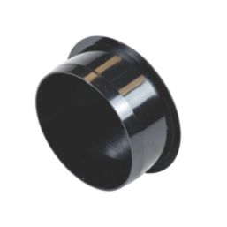 FloPlast Push-Fit Socket Plug Black 110mm - Screwfix