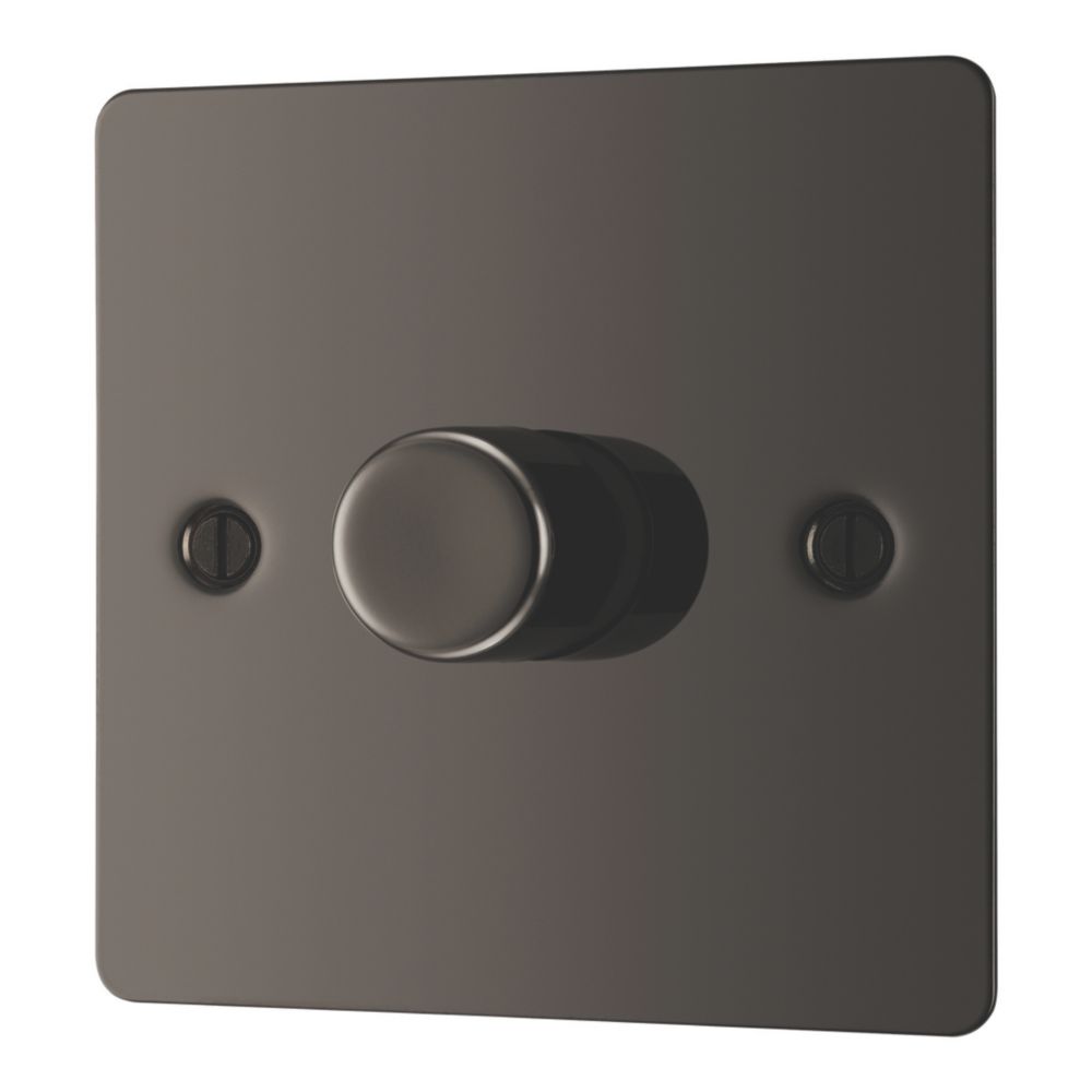 LAP 1-Gang 2-Way LED Dimmer Switch Black Nickel with Colour-Matched ...