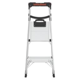 Little Giant Aluminium 1.2m 2 Step Platform Step Ladder With Handrail ...