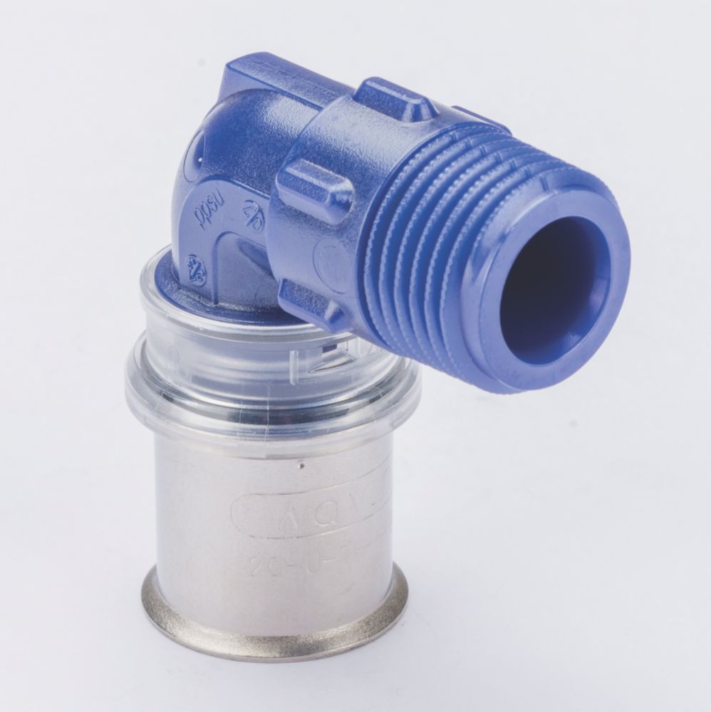 Wavin Tigris Multi-Layer Composite Press-Fit Adapting 90° BSP Male ...