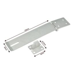 Smith & Locke Hasp & Staple Galvanised 152mm - Screwfix