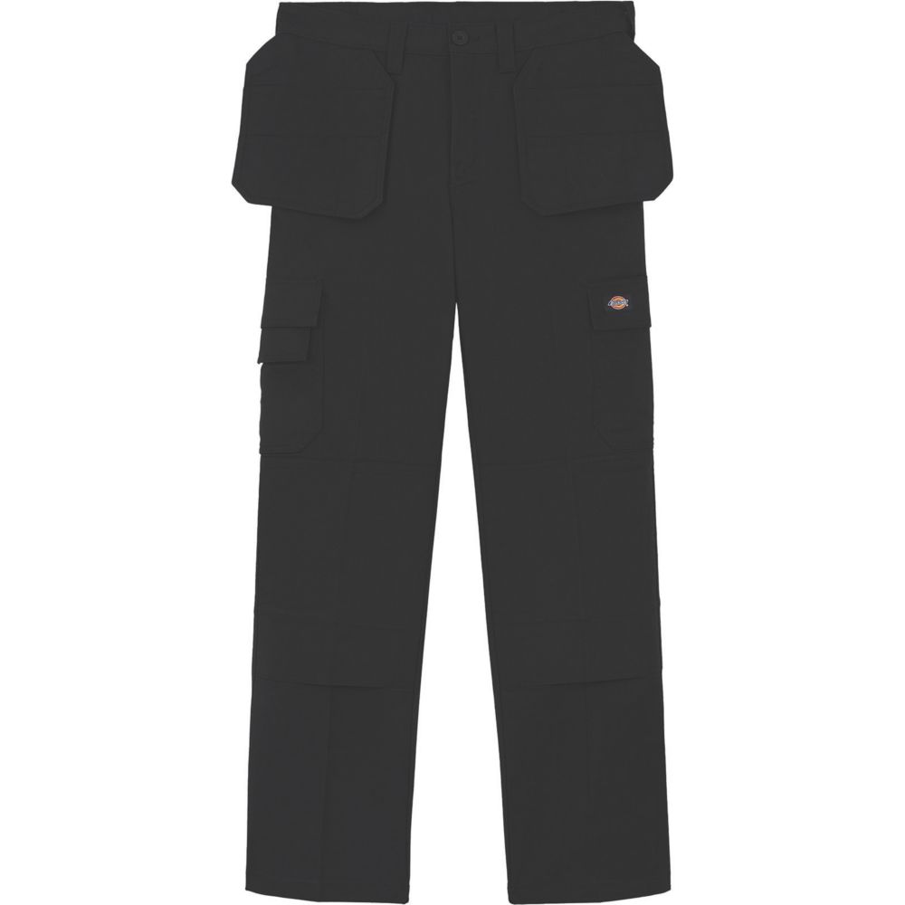 Dickies Work Trousers Black 34" W 34" L - Screwfix
