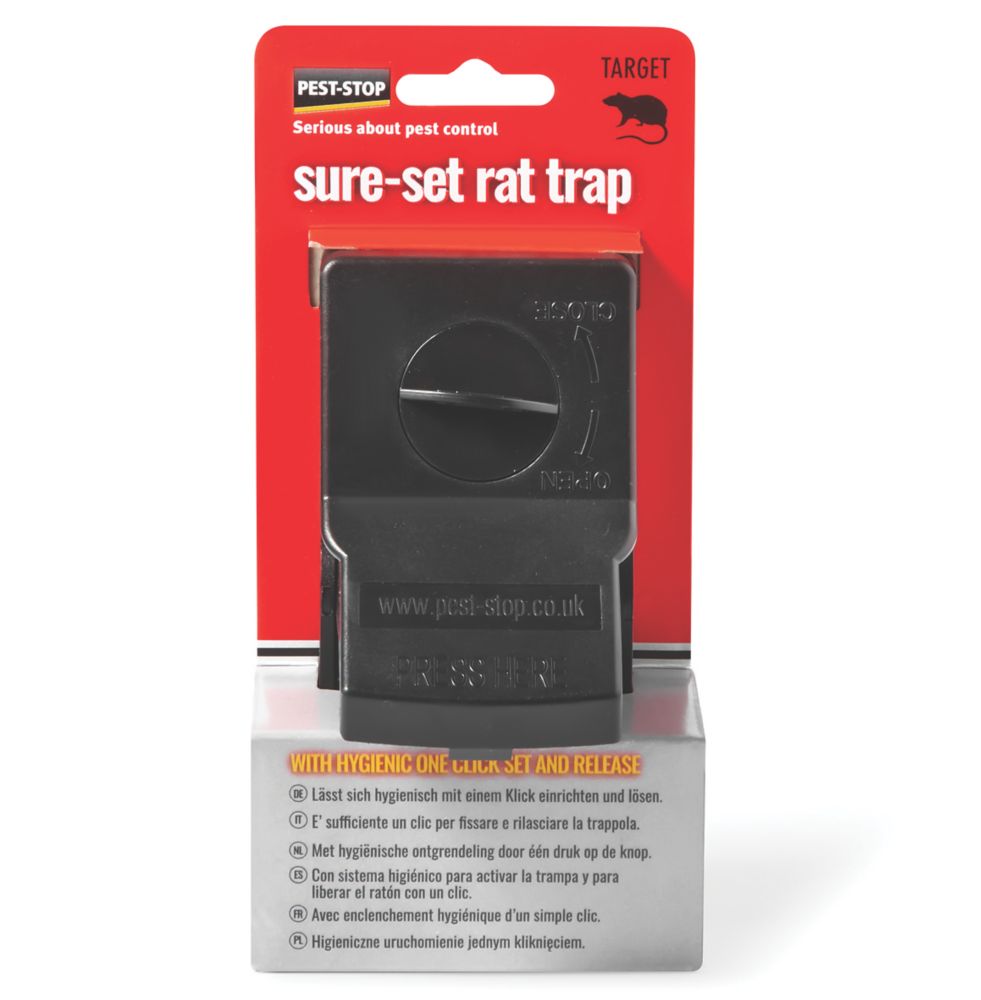 Pest Stop Sure Set Plastic Rat Trap