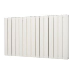 Glow 600mm x 1045mm 4508BTU White Horizontal Designer Radiator - Screwfix