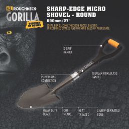 Roughneck Gorilla Digging Head with Serrated Blade Heavy Duty Sharp ...