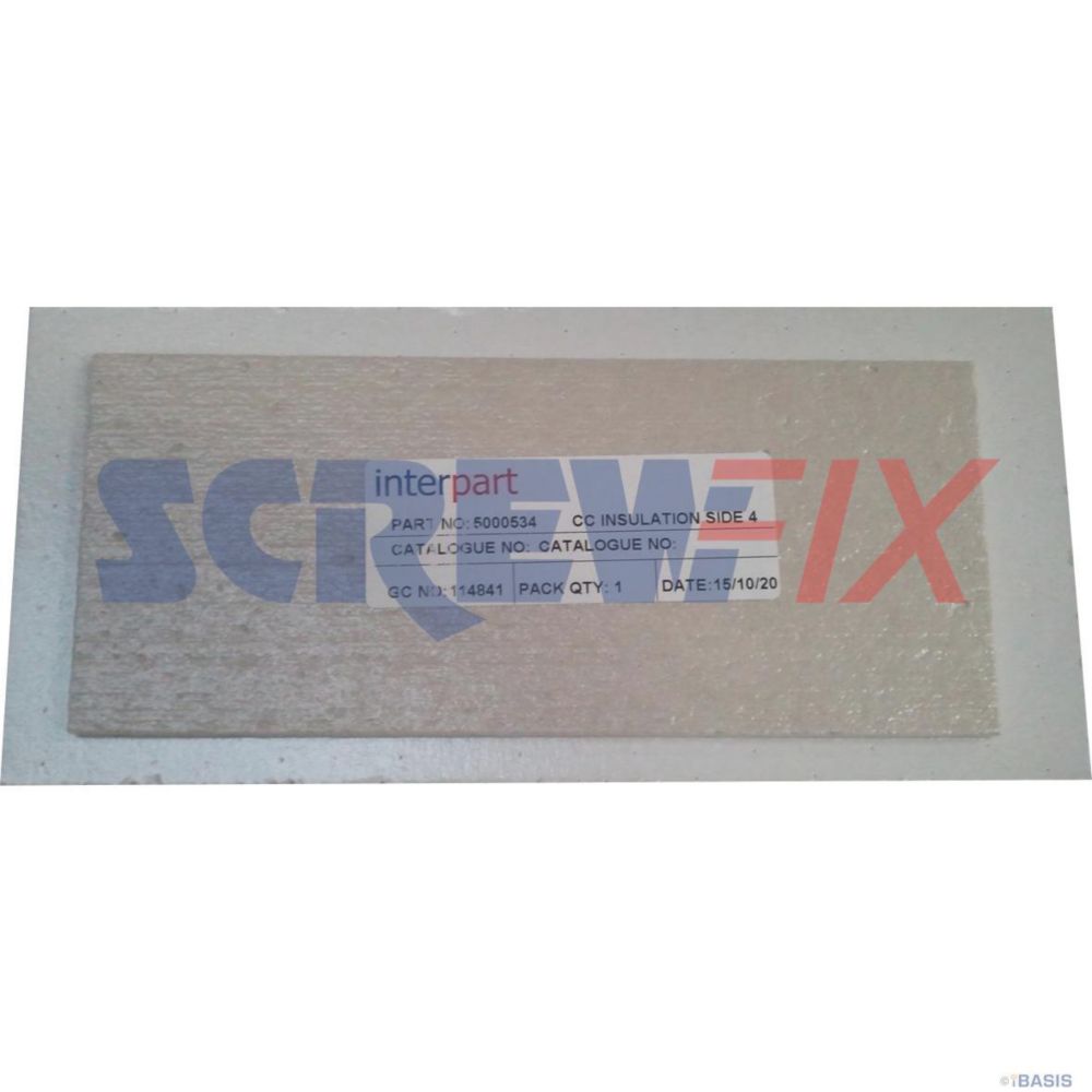 Baxi 5000534 INSULATION - SIDE (70-80) - Screwfix