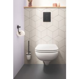 Grohe QuickFix Start Toilet Brush Matt Black - Screwfix