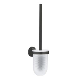 Grohe QuickFix Start Toilet Brush Matt Black - Screwfix