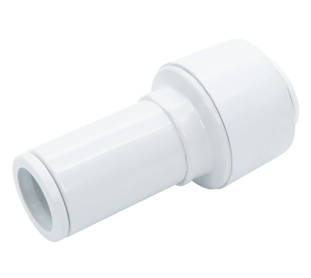 FloPlast FloFit+ Plastic Push-Fit Stem Reducer F 22mm x M 28mm - Screwfix