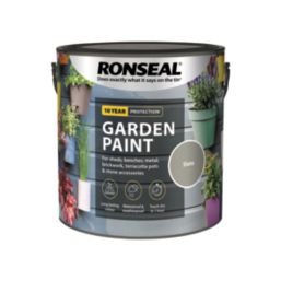 Ronseal 2.5Ltr Slate Matt Garden Paint - Screwfix