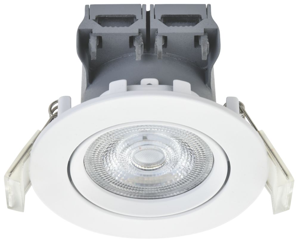 LAP Adjustable LED Downlight White 5W 370lm - Screwfix