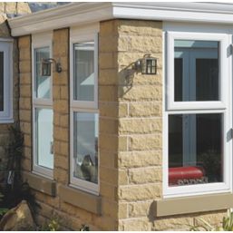 Crystal uPVC Window Sill White 2000mm x 85mm - Screwfix