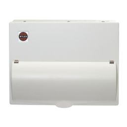 Wylex 16-Module 9-Way Populated High Integrity Dual RCD Consumer Unit ...