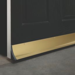 Stormguard Rain Deflector Weatherboard Large Gold Anodised 914mm - Screwfix