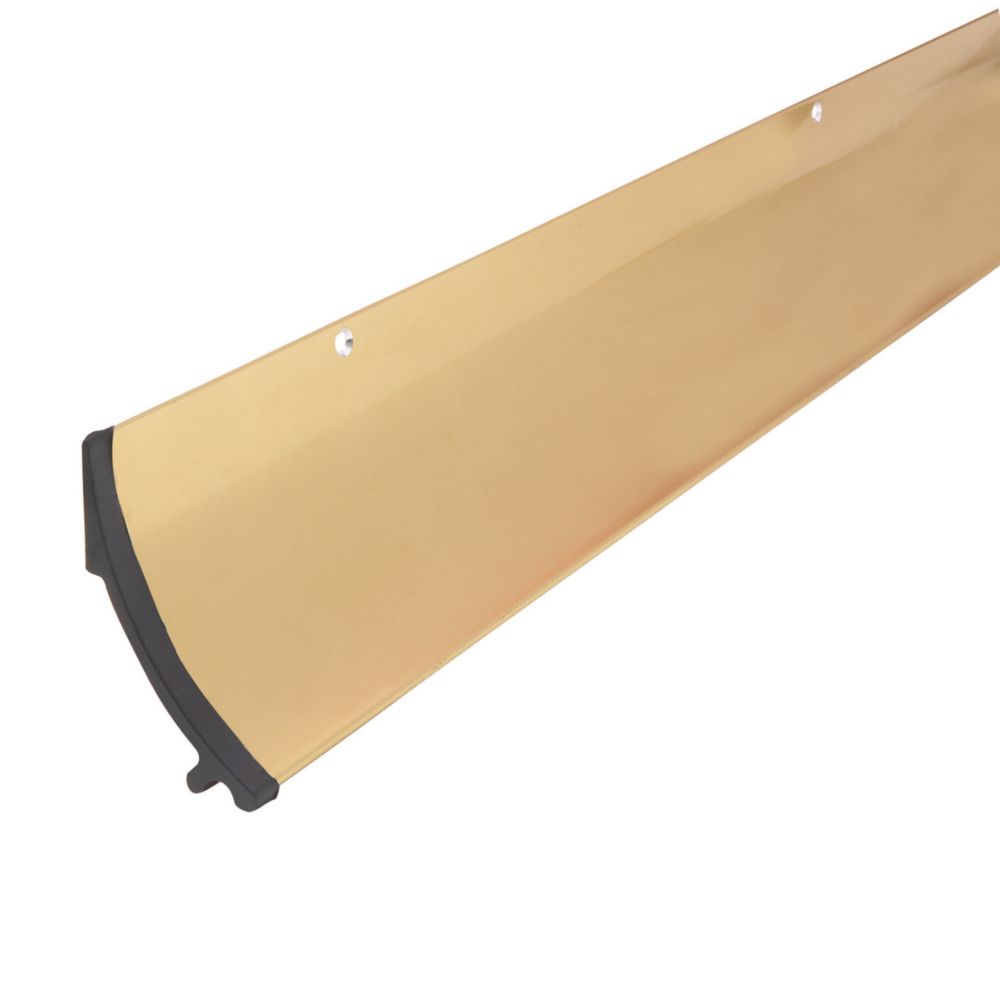 Stormguard Rain Deflector Weatherboard Large Gold Anodised 914mm - Screwfix