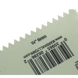 Marshalltown QLT 3, 5 & 6mm V Notch Tile Spreader 4" - Screwfix