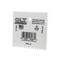 Marshalltown QLT 3, 5 & 6mm V Notch Tile Spreader 4" - Screwfix