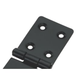 Smith & Locke Hasp & Staple Black Powder-Coated 152mm - Screwfix