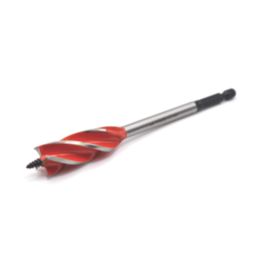 Armeg Wood Beaver Hex Shank 4-Flute Auger Wood Drill Bit 19mm x 165mm ...