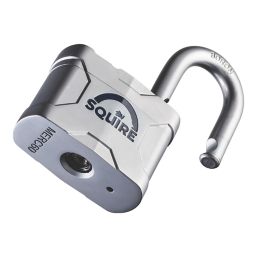 Squire MERC60 Steel Water-Resistant Padlock 60mm - Screwfix