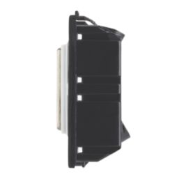 Contactum 20AX Grid SP Key Switch Brushed Steel with White Inserts ...