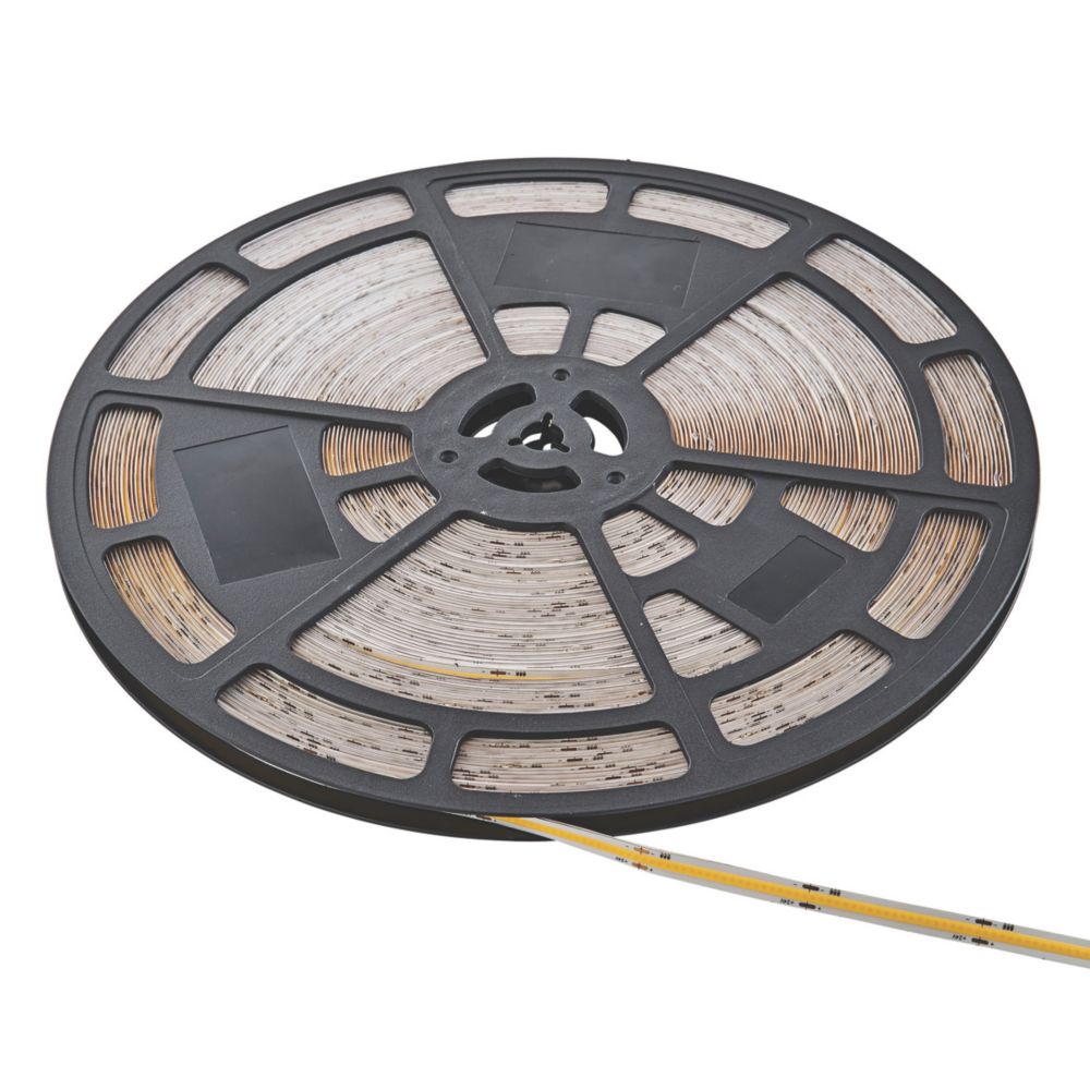 Electralite 50m LED COB Lighting Strip 12W 960lm - Screwfix