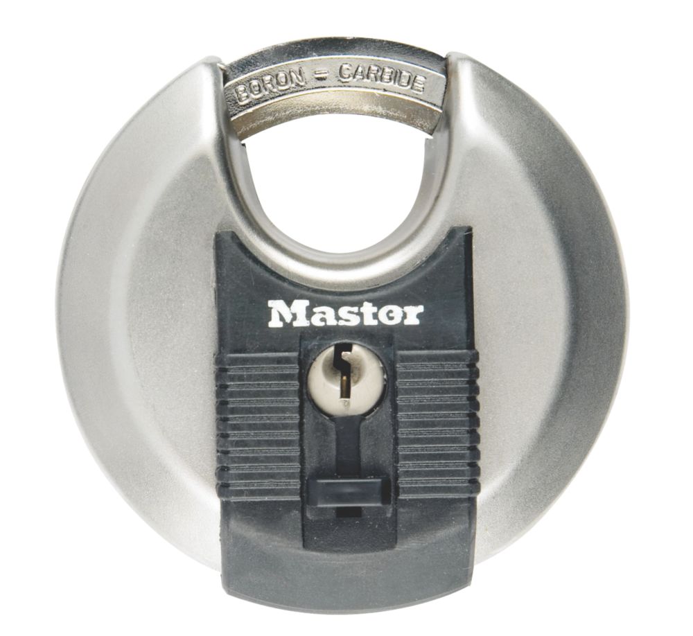 Master Lock Excell Keyed Alike Weatherproof Disc Padlock Steel 70mm ...