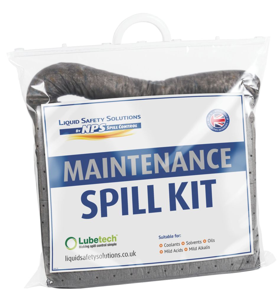 Lubetech 15Ltr Maintenance Spill Kit - Screwfix