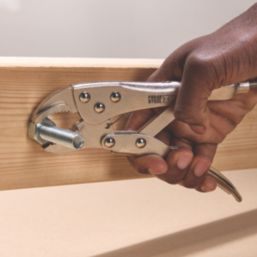 Forge Steel Curved Jaw Locking Pliers 7.2" (185mm) - Screwfix