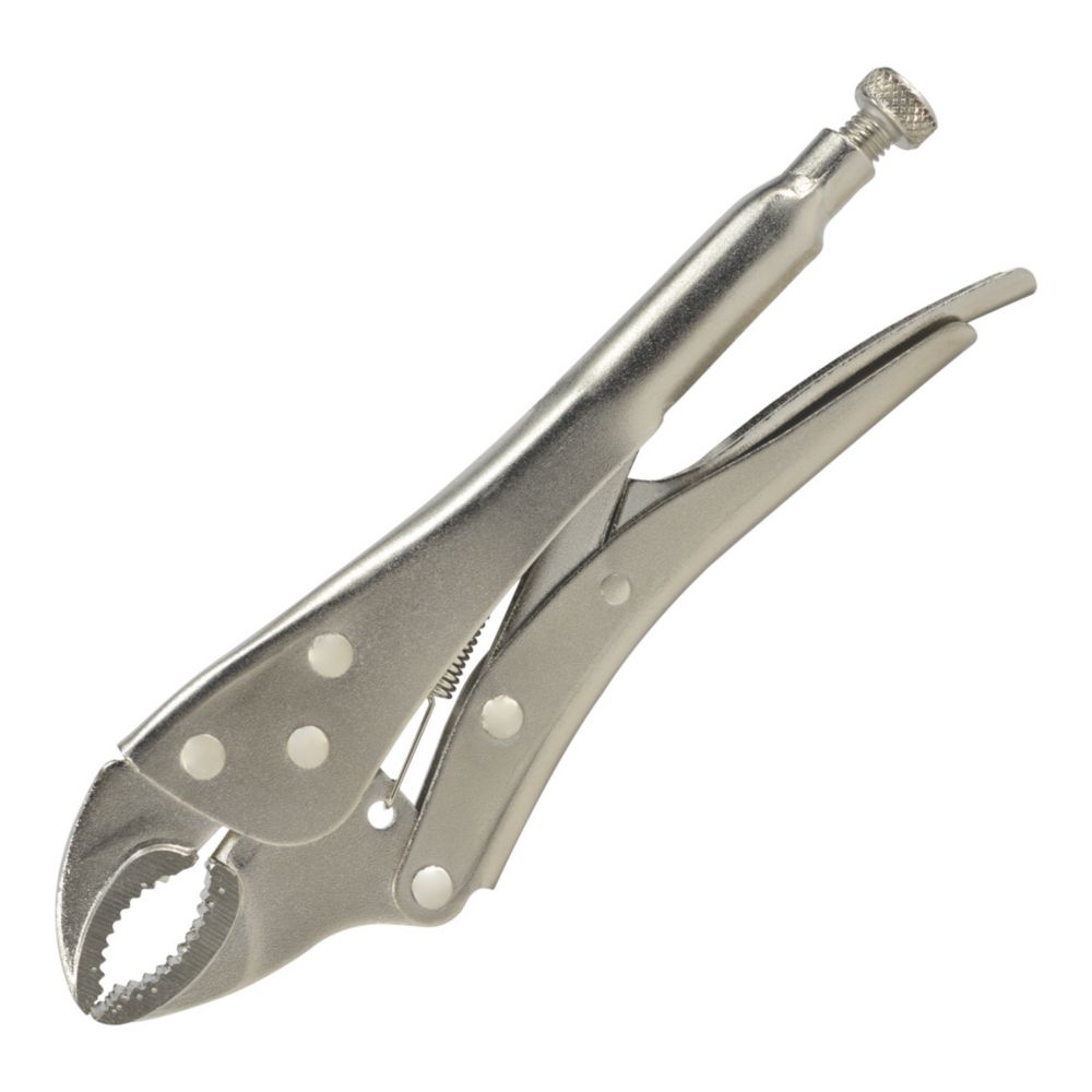 Forge Steel Curved Jaw Locking Pliers 7.2" (185mm) - Screwfix