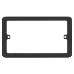 Schneider Electric Lisse Deco 2-Gang Spacer Black - Screwfix