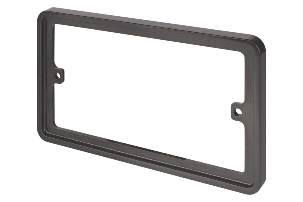 Schneider Electric Lisse Deco 2-Gang Spacer Black - Screwfix