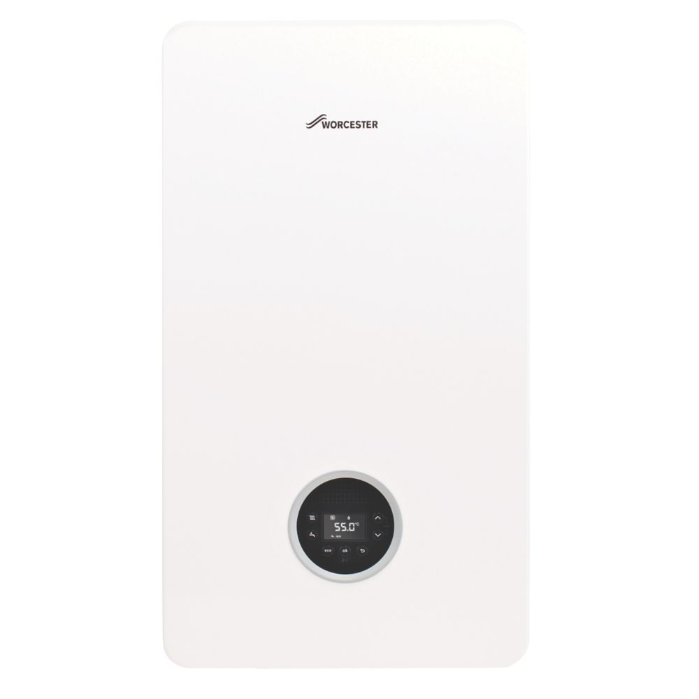 Worcester Bosch Greenstar 8000 Life 35C Gas Combi Boiler White - Screwfix