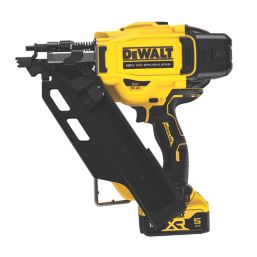 DEWALT DCN930 90mm 18V 2 x 5Ah Li-Ion XR Brushless First Fix Cordless ...