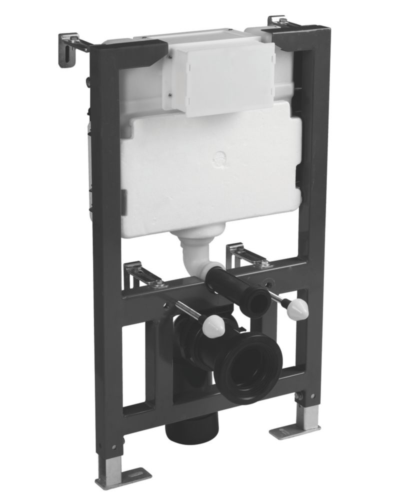 Support Frame and Cistern for Wall-Hung Toilet 812mm - 1012mm - Screwfix