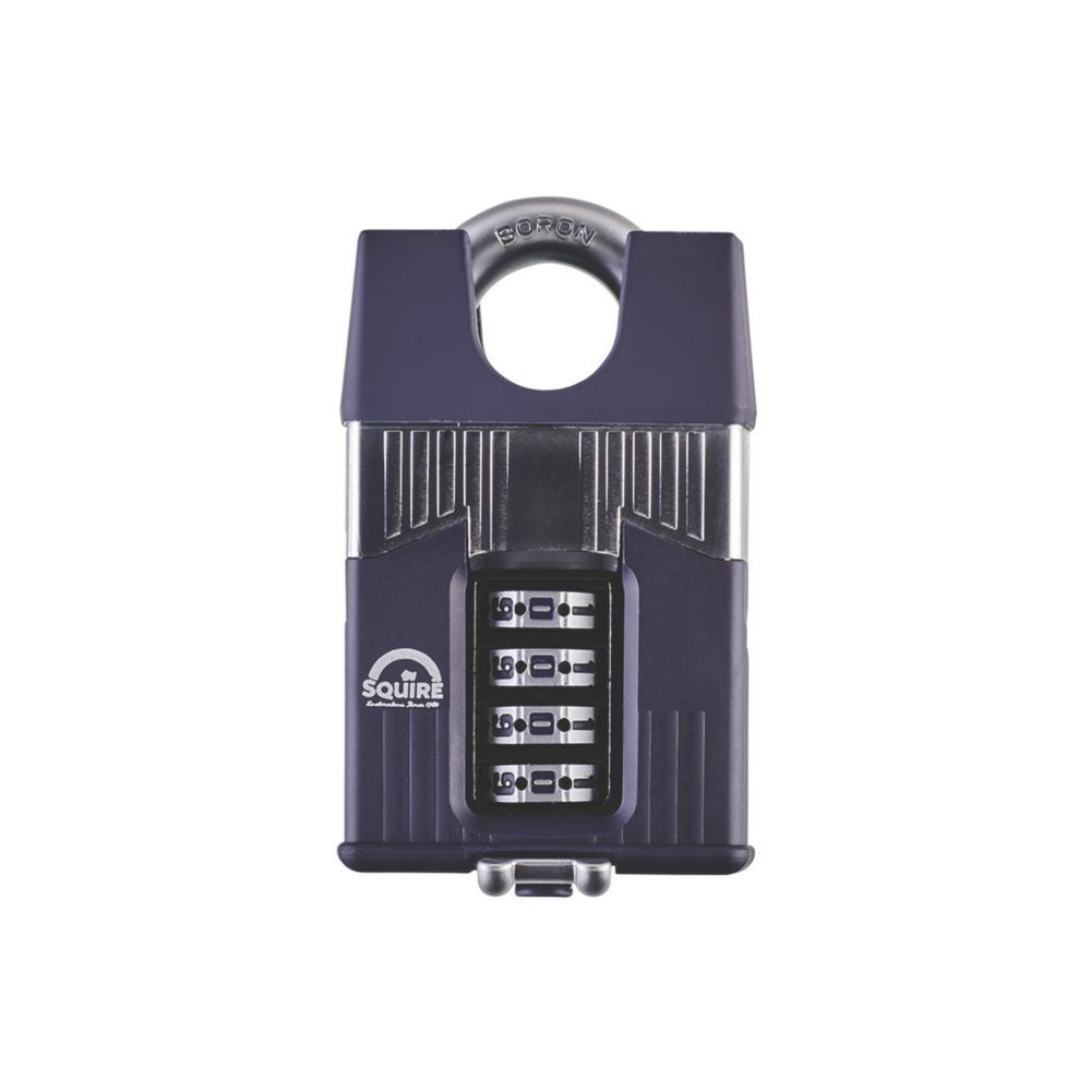 Squire Warrior Steel Heavy Duty Padlock 55mm | Combination Padlocks ...