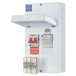 Lewden 100A 1+N 100A Metal Fused Switch - Screwfix