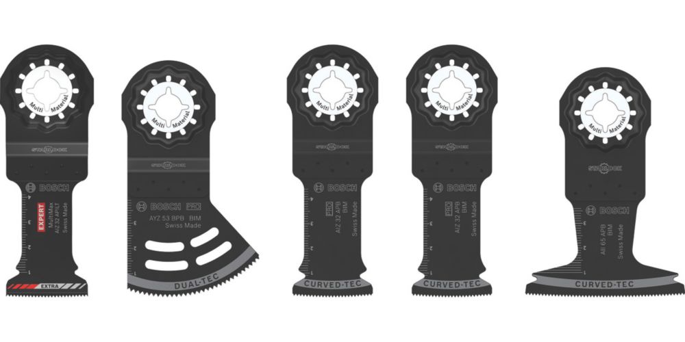 Bosch Electrician Multi-Material Cutting Blade Set 5 Pieces - Screwfix