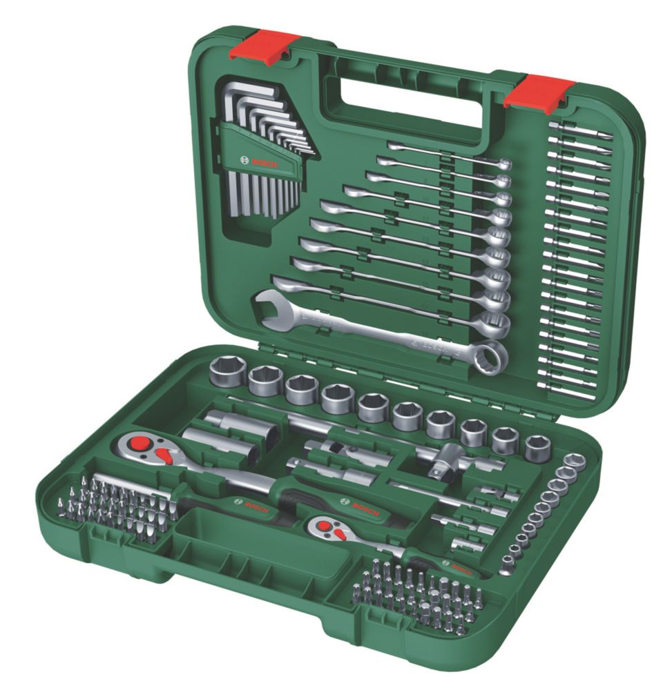 Bosch Fastening Hand Tools 132 Piece Set - Screwfix