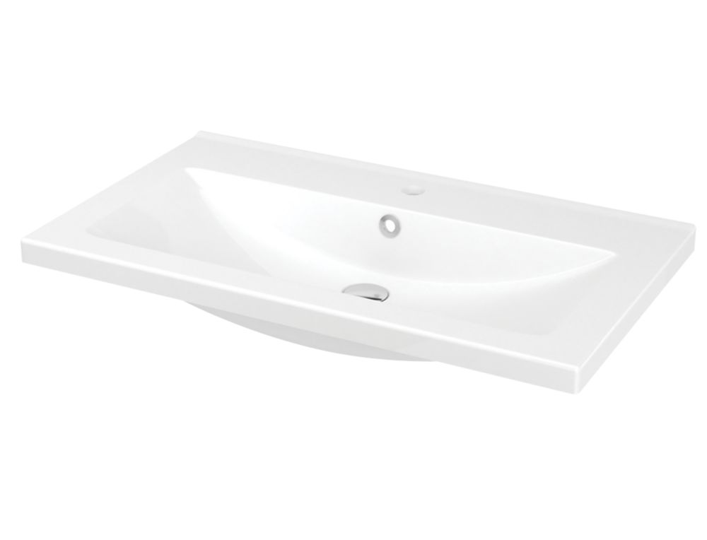 Nira Countertop Basin 1 Tap Hole 804mm Screwfix