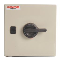 Contactum DFS063K 63A 3P+N+E Fused 3-Phase Enclosed Switch Fuse - Screwfix