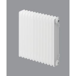 DeLonghi 600mm x 624mm 2695BTU Traffic White Horizontal 4 Column ...