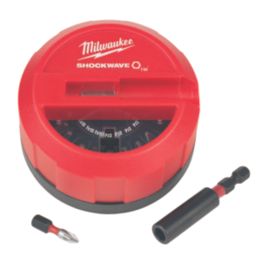 Milwaukee SHOCKWAVE 1/4" Hex Shank Mixed Screwdriver Bit Set CD Puck 16 ...