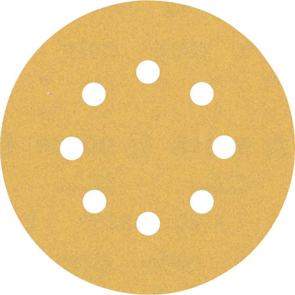 Bosch Expert C470 180 Grit 8-Hole Punched Wood Sanding Discs 125mm 50 ...