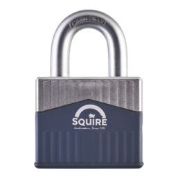 Squire Warrior Hardened Steel Weatherproof Padlock 65mm - Screwfix