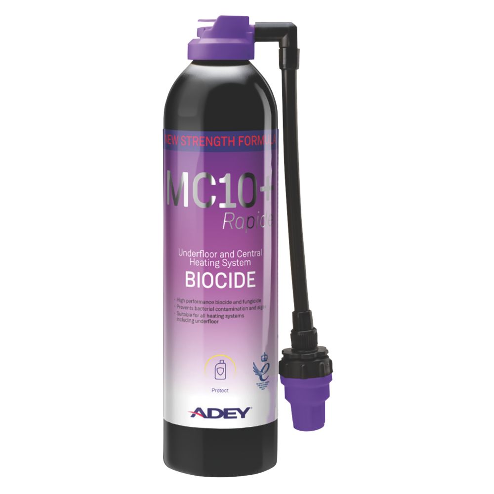 Adey MC10+ Rapide Underfloor & Central Heating System Biocide 300ml ...