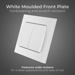 British General 900 Series 20A 16AX 2-Gang 2-Way Wide Rocker Switch ...