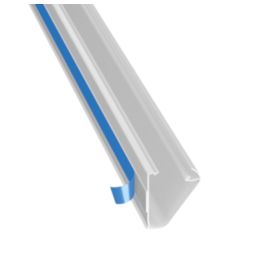 D-Line PVC White TV Cable Cover 60mm x 15mm x 1m - Screwfix