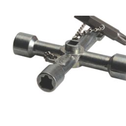 Knipex 7-Way Control Cabinet Key - Screwfix