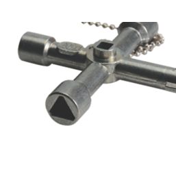 Knipex 7-Way Control Cabinet Key - Screwfix